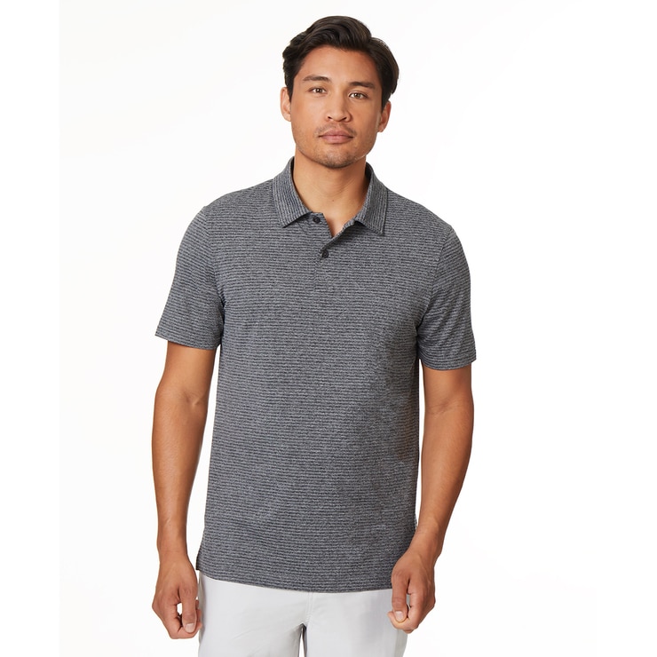 32 Degrees Cool, Playera Tipo Polo para Caballero, Negro y Gris Oscuro ...