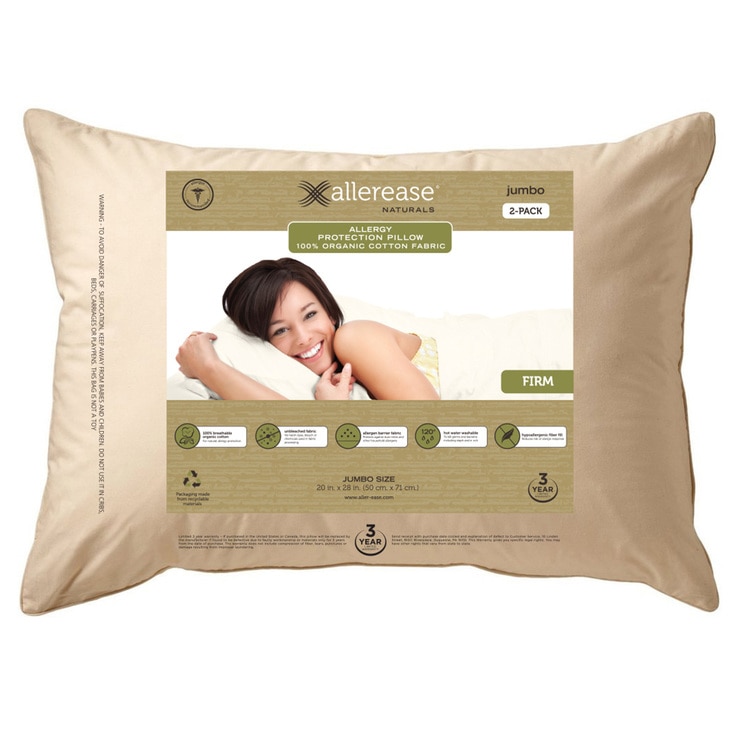 AllerEase, almohada orgánica, 2 piezas | Costco Mexico