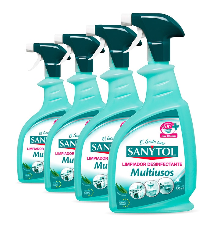 Sanytol desinfectante Multiusos 4 de 750 ml | Costco México