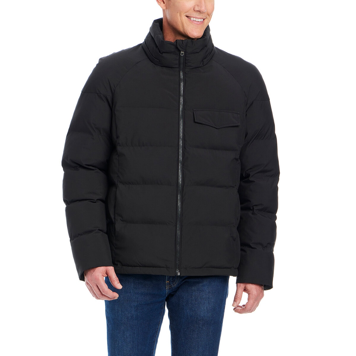 Vince Camuto Chamarra para Caballero Negro Grande | Costc...