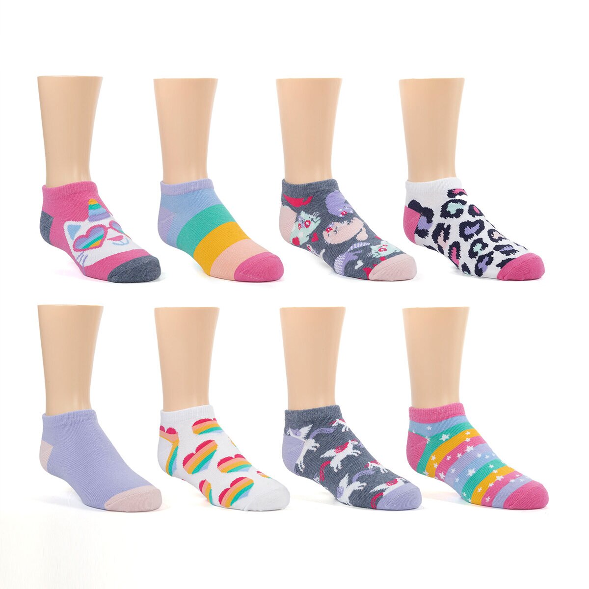 Stride Rite Calcetas 8 piezas para Niños y Niñas Gato y U...