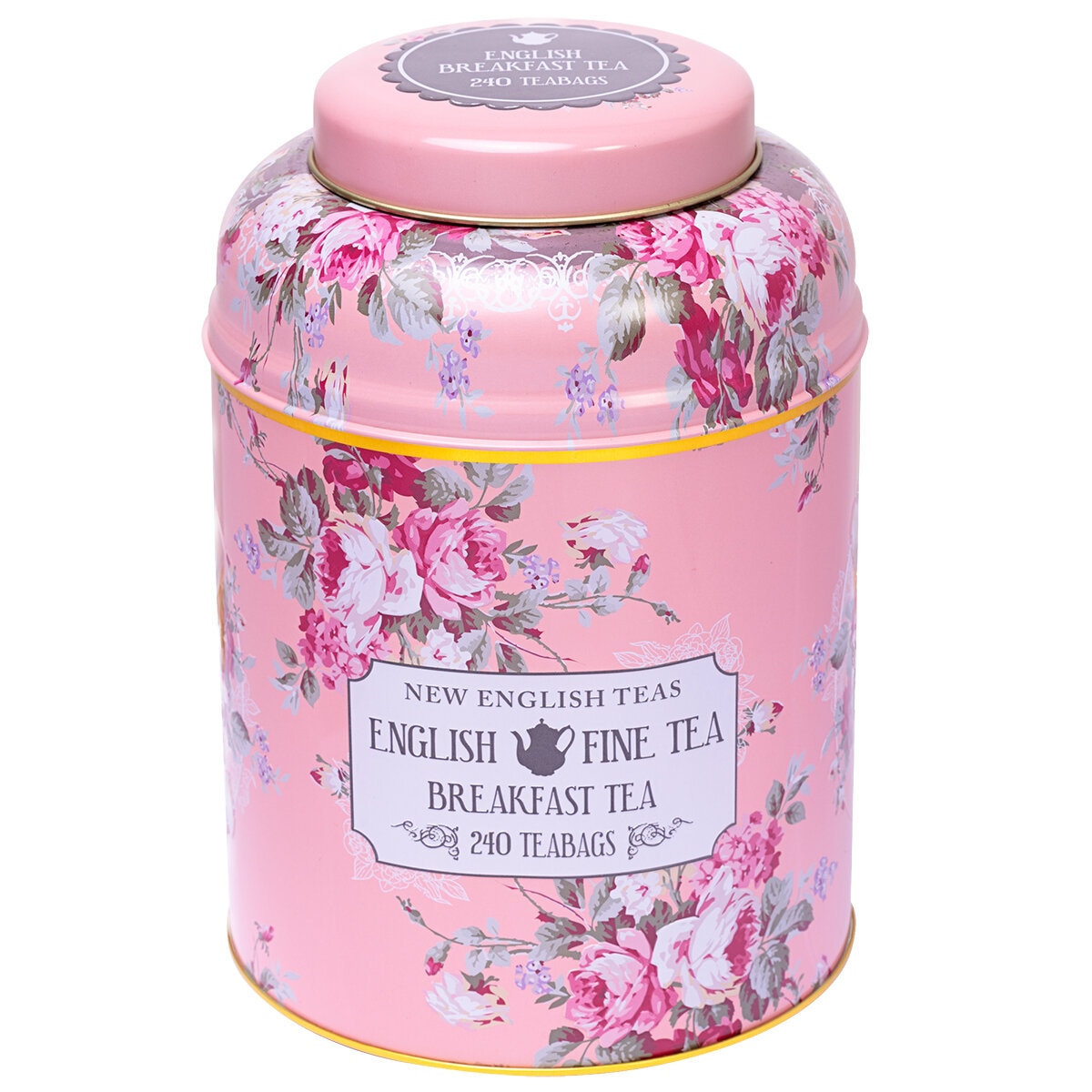 New English Tea Lata de Té Negro 240 bolsitas de 2 g cada...