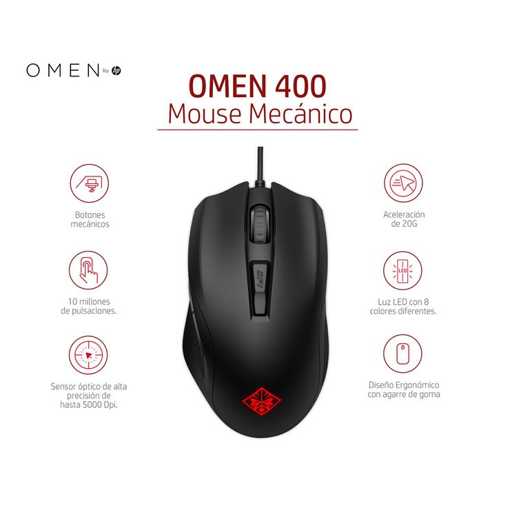 HP Omen gaming mouse 400 | Costco México