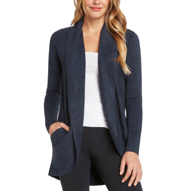 Max & Mia, suéter tipo cárdigan, azul marino, extra chica | Costco México