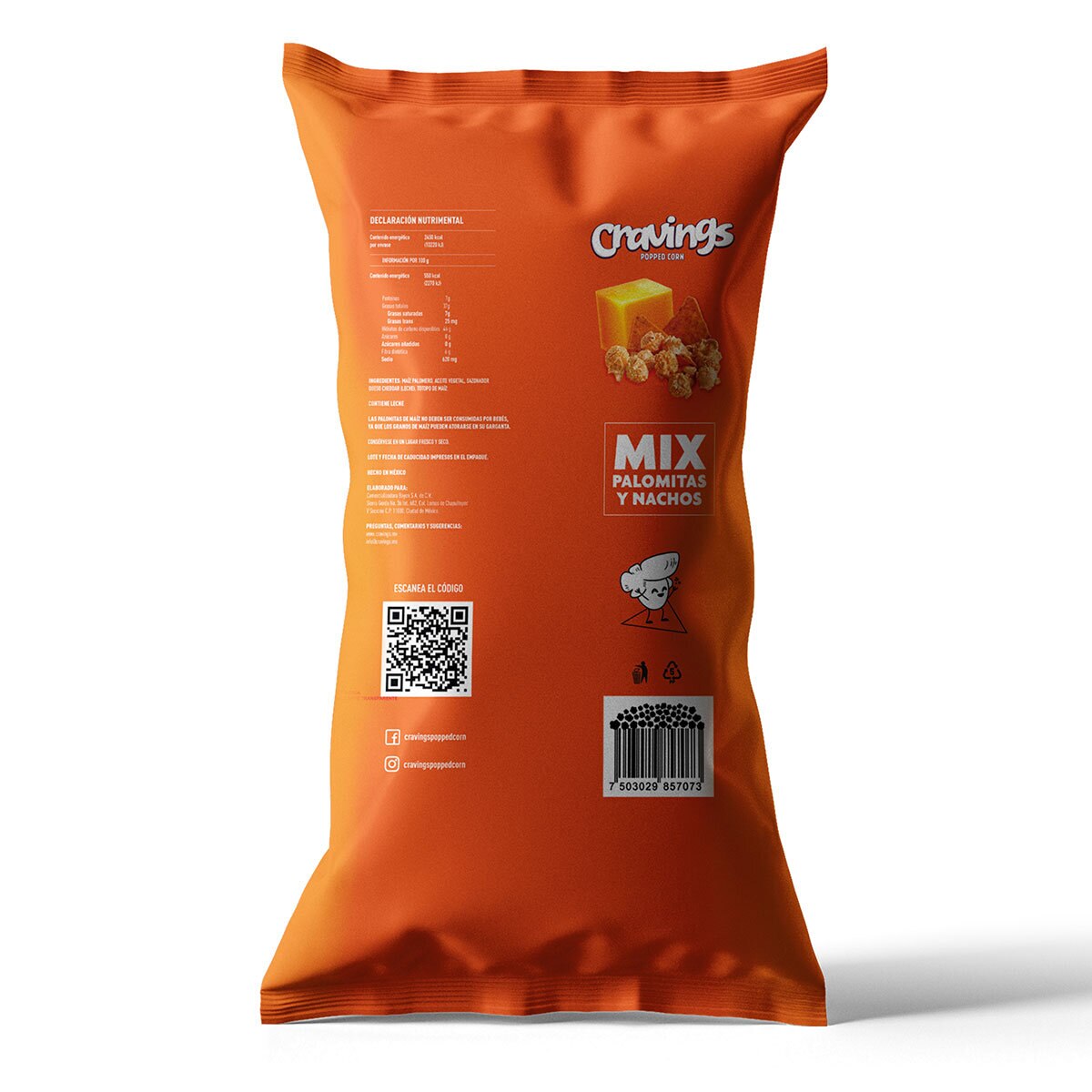 Cravings Palomitas y Nachos Sabor Cheddar 450 g | Costco México