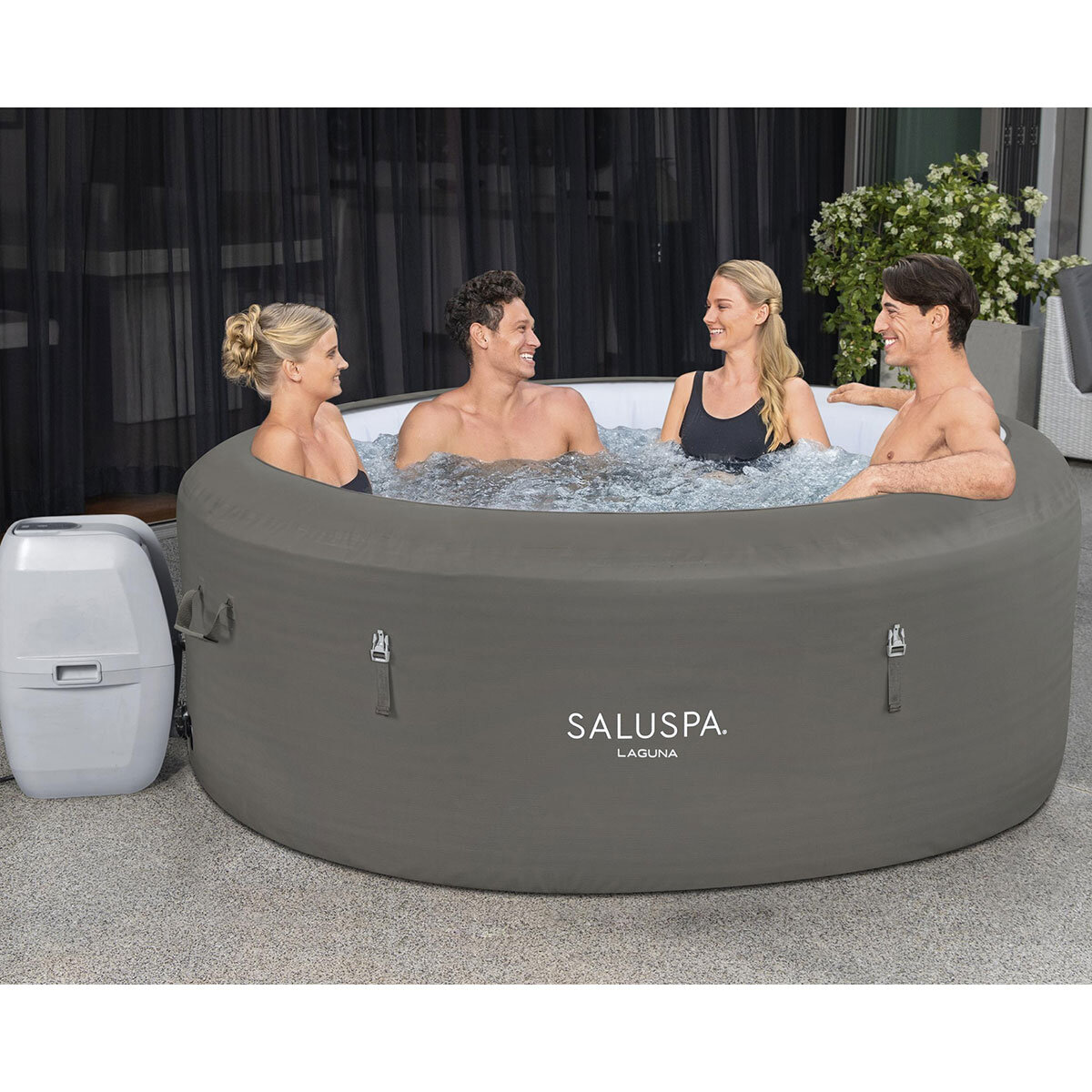 Saluspa Spa Inflable para 4 personas, Laguna | Costco México