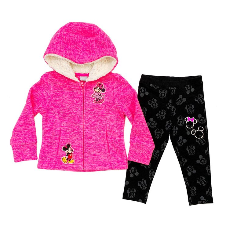 Walt Disney, Conjunto de Chamara y Pantalón para Niña, Negro - Minnie ...