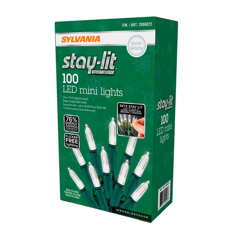 Sylvania, Serie Navideña de 100 Mini Luces LED | Costco México