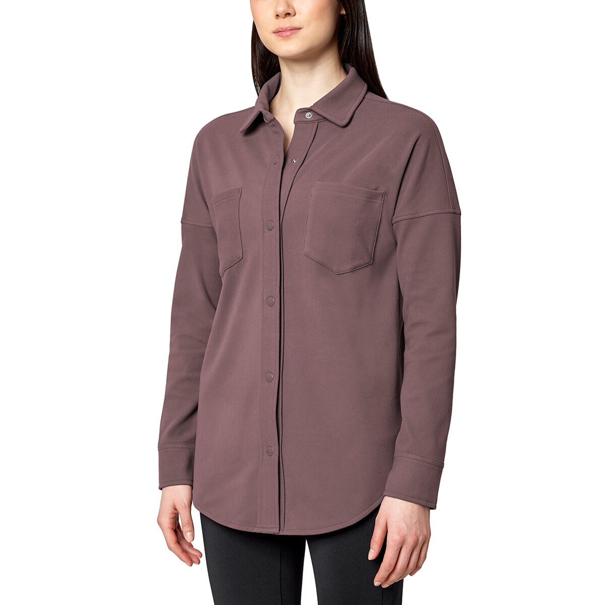 Mondetta Chamarra estilo Camisa Morado Chica | Costco México