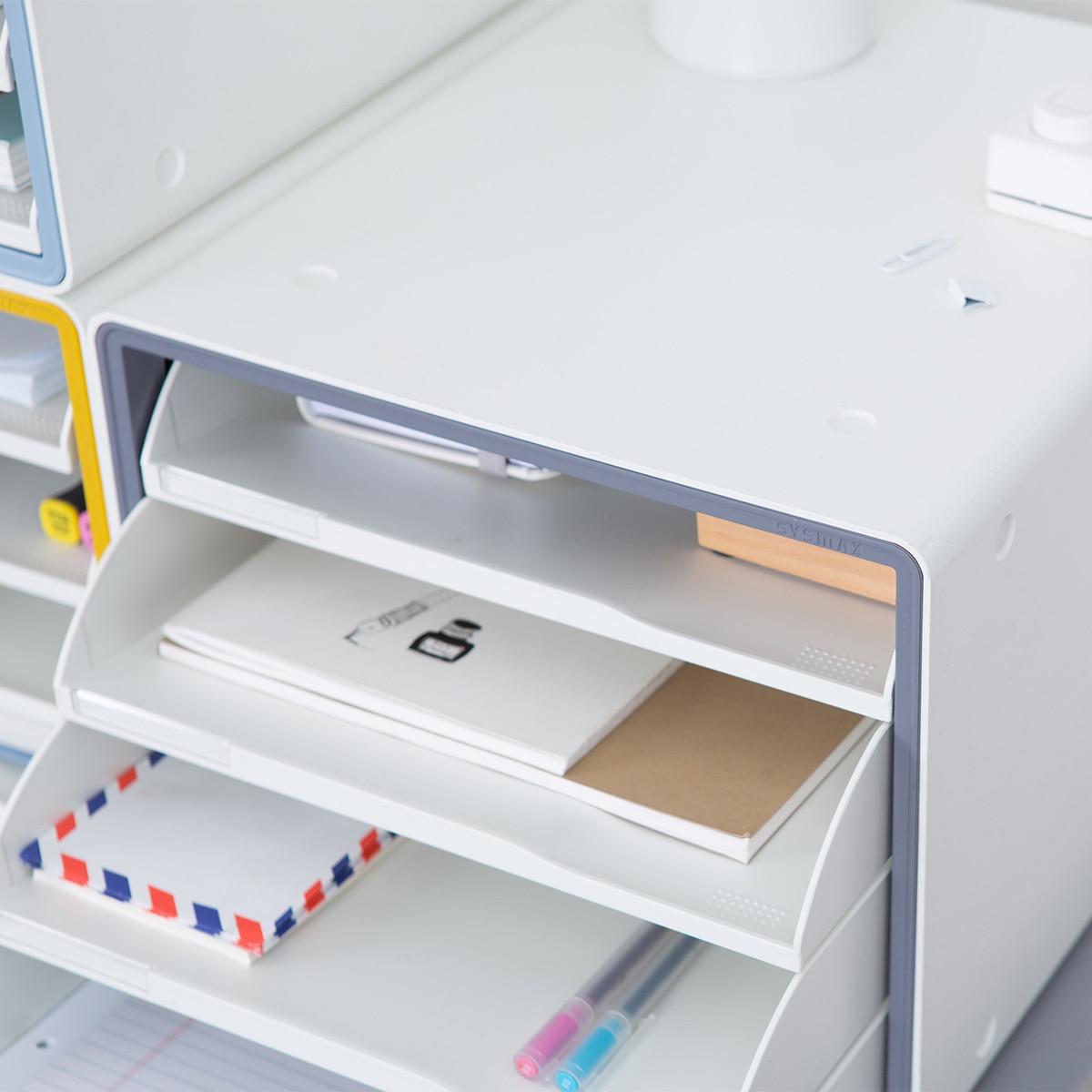 SYSMAX, Archivero para Escritorio con 4 Cajones Abiertos, Gris | Costco ...