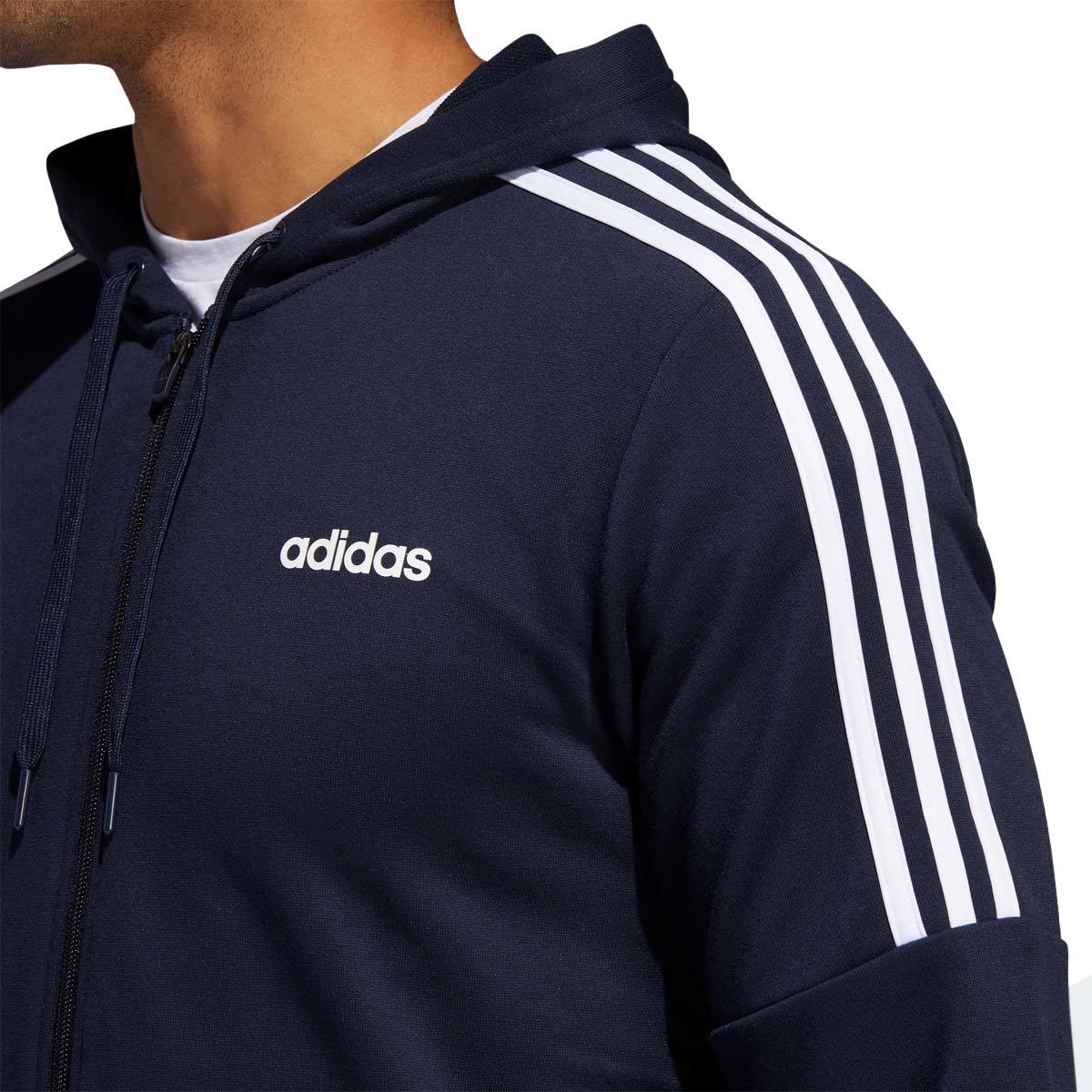 Adidas, Sudadera Deportiva con Gorro y Cierre para Caballero, Azul | Costco México