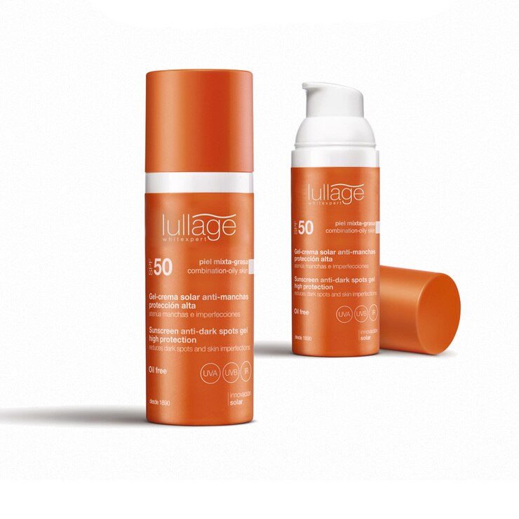 Lullage, protector solar anti-manchas para piel mixta a grasa SPF 50 ...