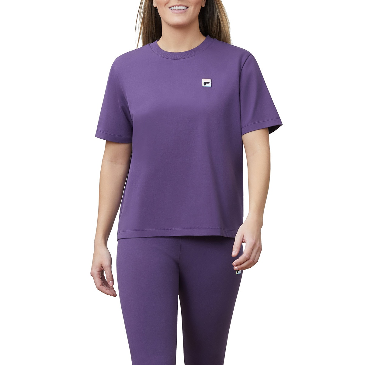 Venta > playera morada dama > en stock