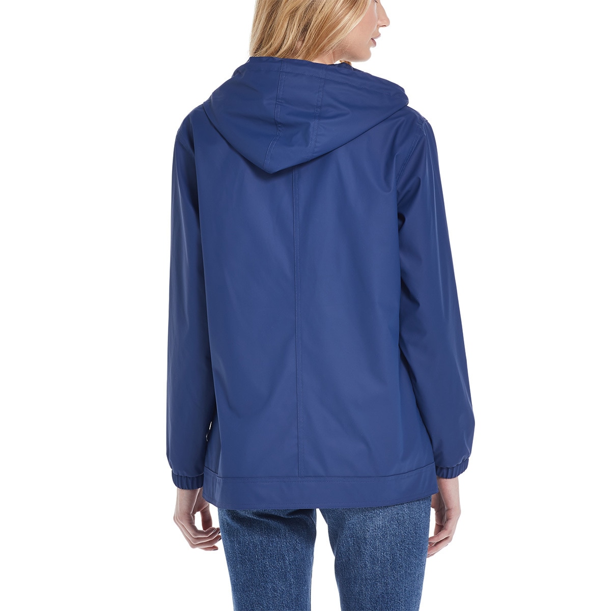 Weatherproof, Impermeable con Gorro para Dama, Azul | Costco México