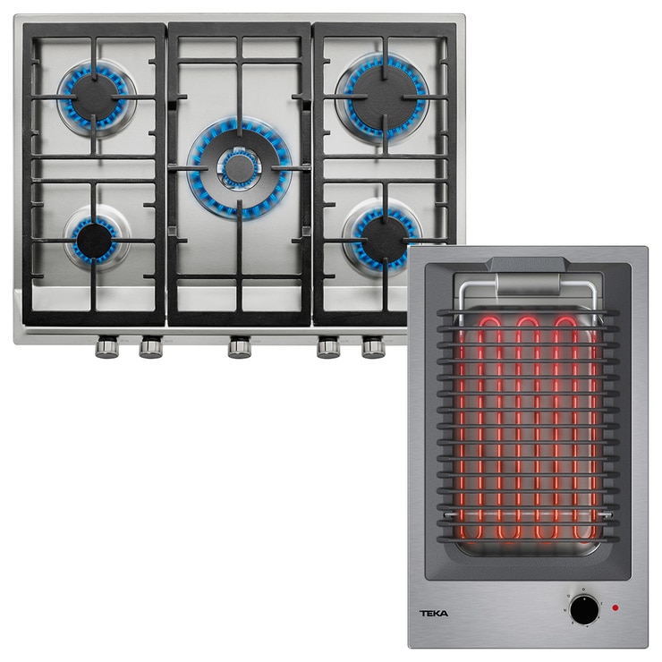 Combo Teka parrilla a gas y parrilla modular BBQ | Costco México
