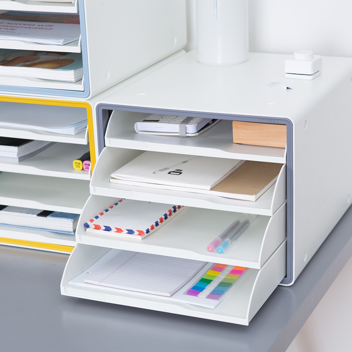 SYSMAX, Archivero para Escritorio con 4 Cajones Abiertos, Gris | Costco ...