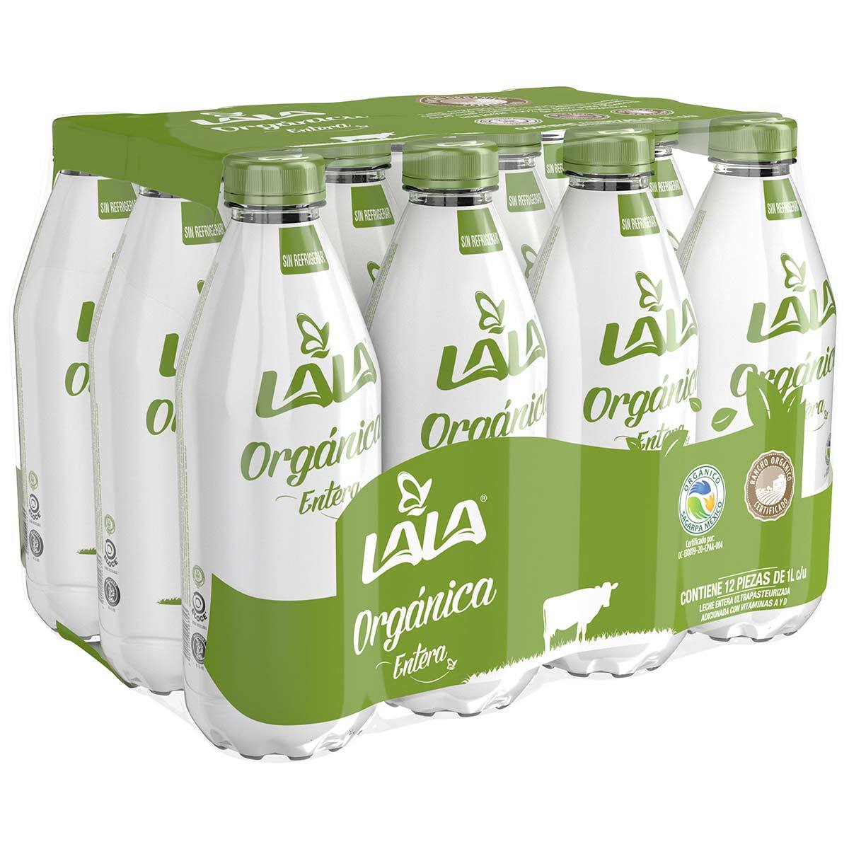 Leche Entera Orgánica Lala 12 de 1L | Costco México