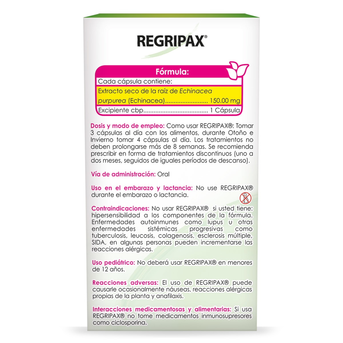 Regripax Echinacea Purpurea 150.00M 3pk | Costco México