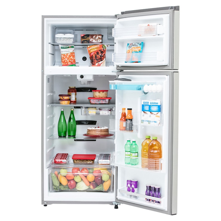 Refrigerador Whirlpool de 18' Top Mount Multiflow, Acero inoxidable ...