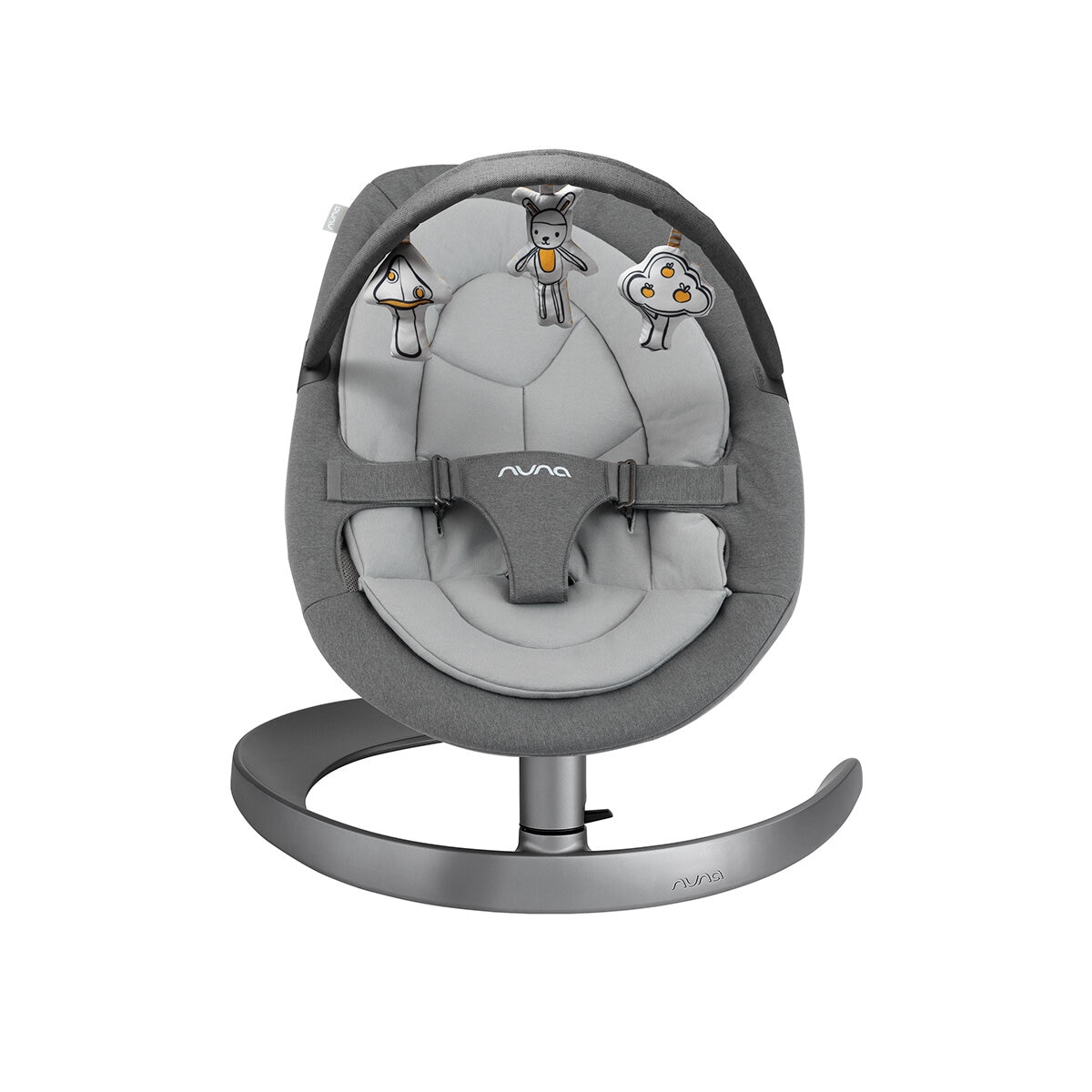 Nuna, Silla Mecedora para Bebé Modelo Leaf Curv, Color Gr...