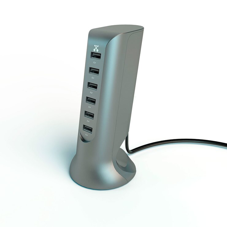 Atomi Torre de Carga Pro, 6 Puertos USB, 2 Piezas | Costco México
