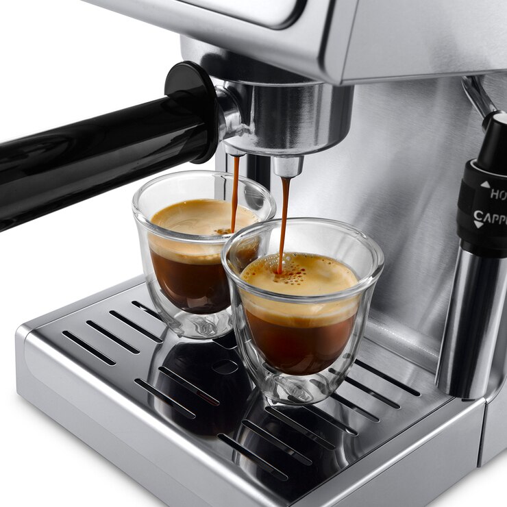 De’Longhi, cafetera de acero inoxidable con 15 bares para espresso y ...