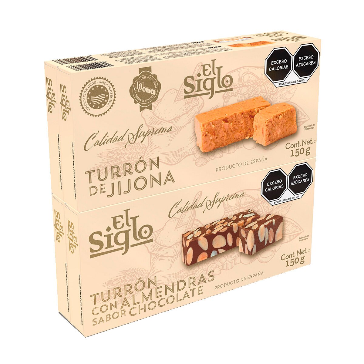 El Siglo Turrones 4 pzas de 150 g | Costco México
