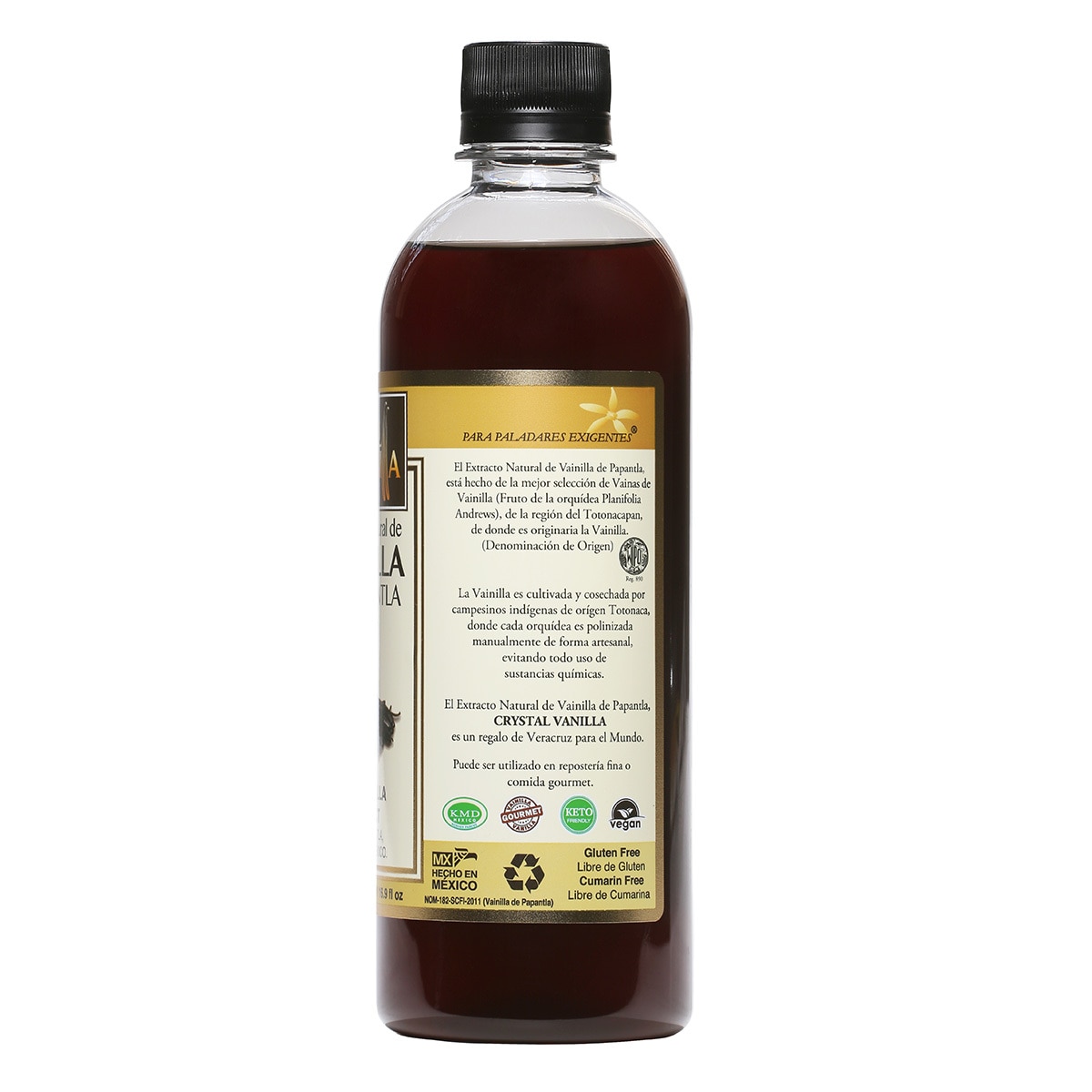 Extracto Natural de Vainilla de Papantla, Crystal Vainilla 500 ml ... Extracto Natural de Vainilla de Papantla, Crystal Vainilla 500 ml ...