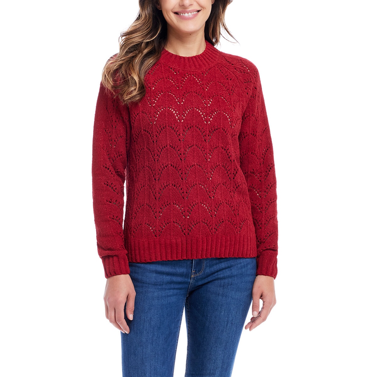 Weatherproof Vintage Suéter para Dama Rojo Chica | Costco...