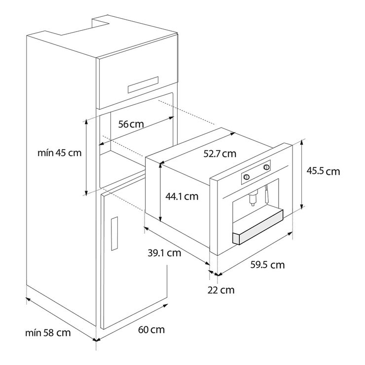 Cafetera Empotrable Teka de Acero Inoxidable | Costco México
