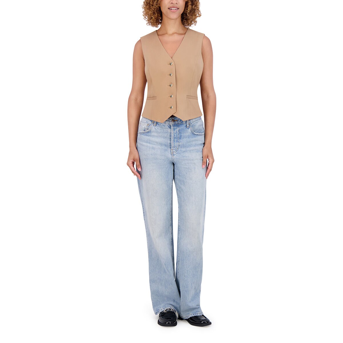 DKNY Chaleco para Dama Café Chica | Costco México