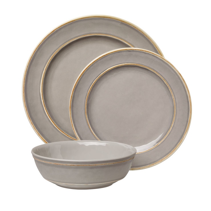 Pandex, vajilla de melamina (12 piezas), gris | Costco México