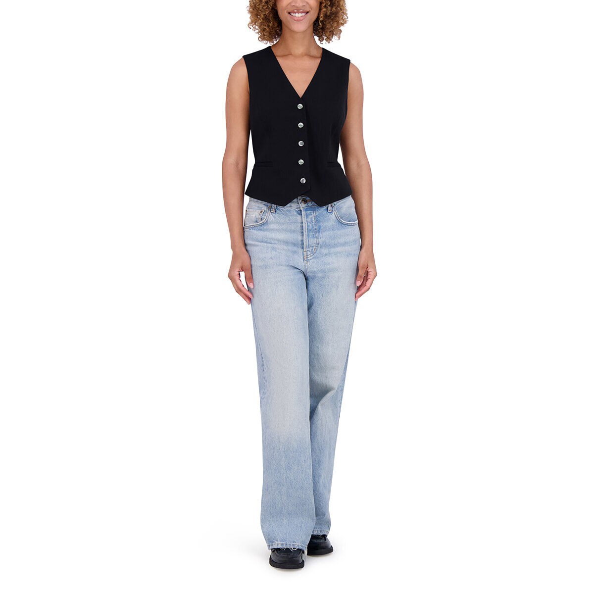 DKNY Chaleco para Dama Negro Chica | Costco México