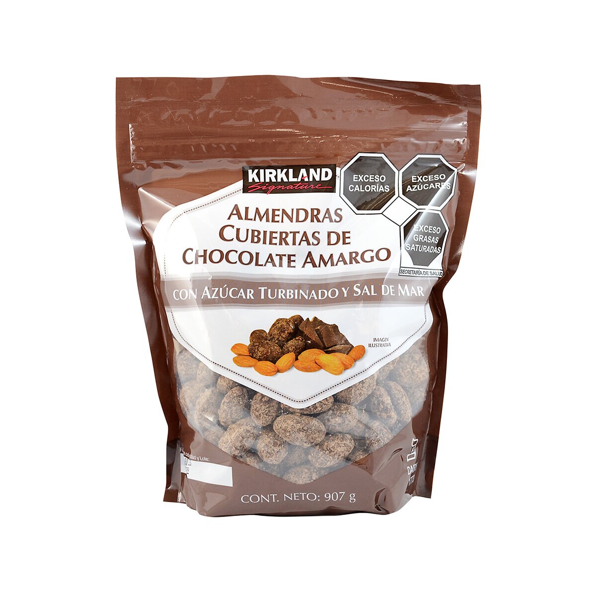 Kirkland Signature Almendras Cubiertas de Chocolate Amarg...