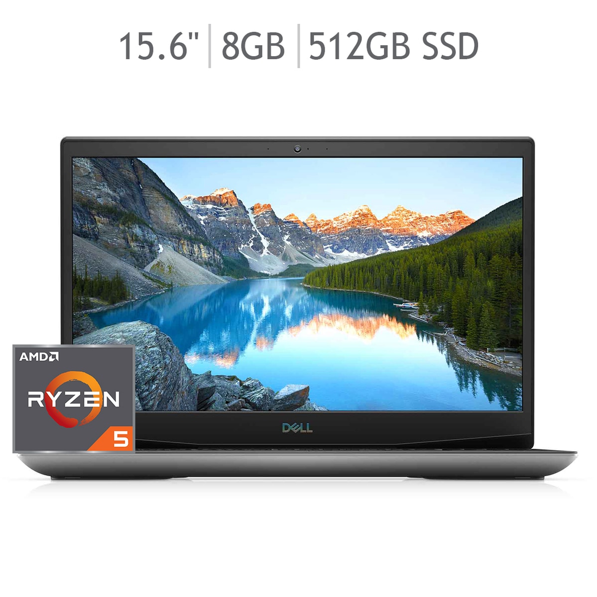 Dell Laptop Gaming 15.6" AMD Ryzen™ 5 8G 512G SSD Radeon ...