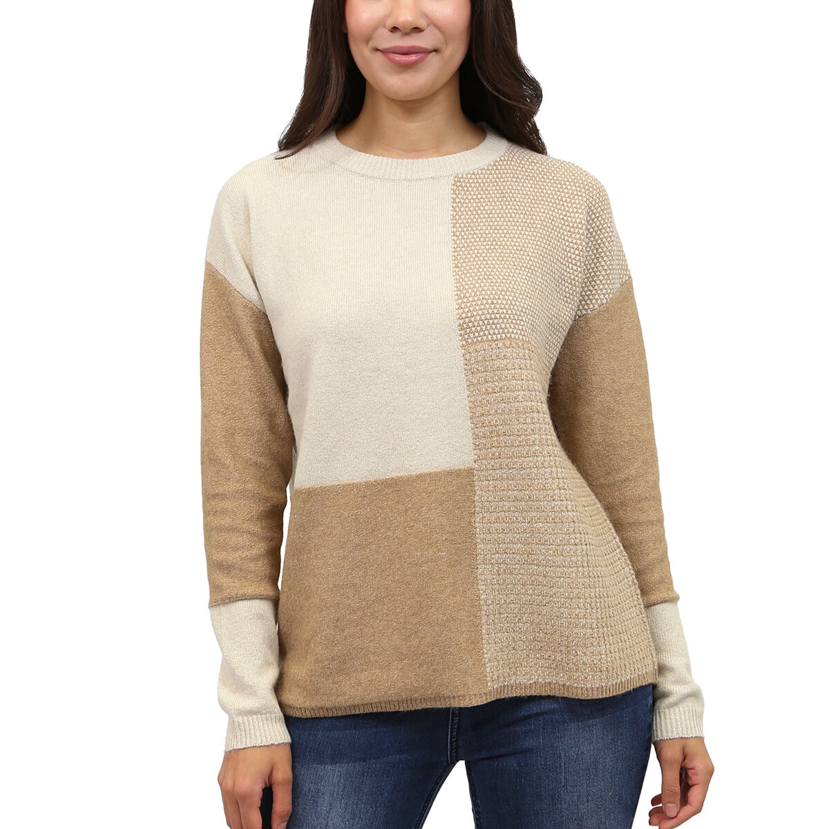 Leo & Nicole Suéter para Dama Café Extra Grande | Costco ...