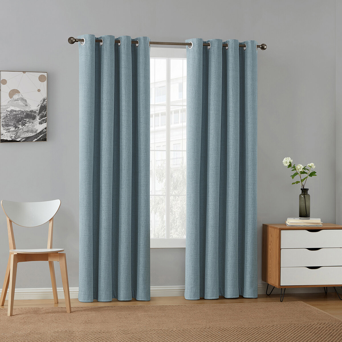 Eclipse Absolute Zero 2 Cortinas Con Bloqueo Total de Lu...