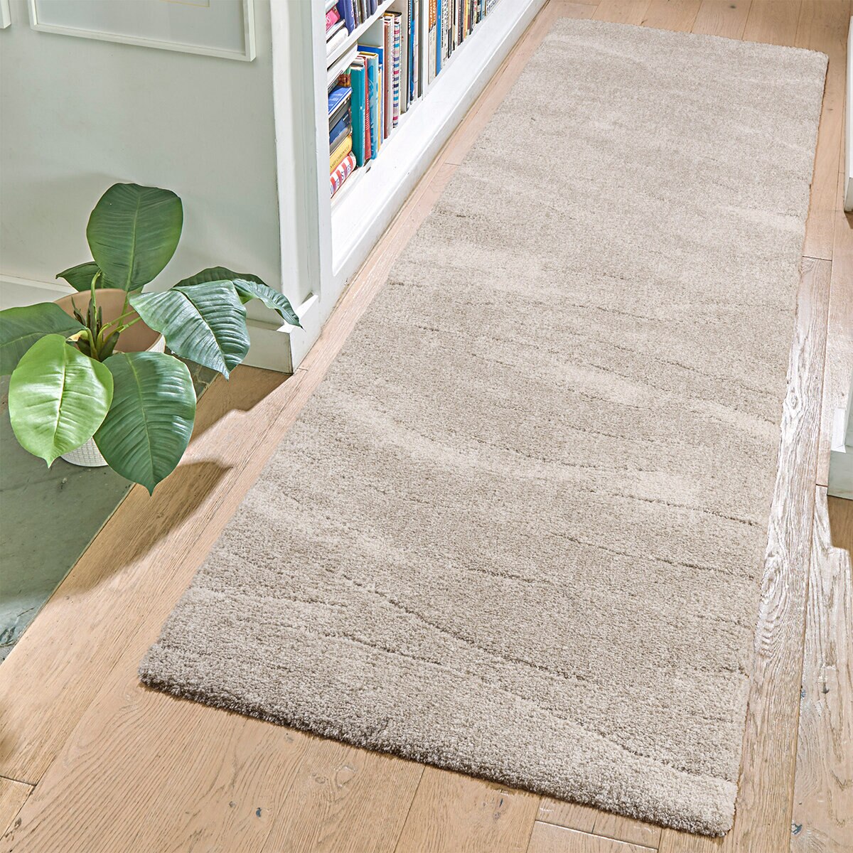 Plush Step Tapete Decorativo 66cm x 183cm, Zedan Beige