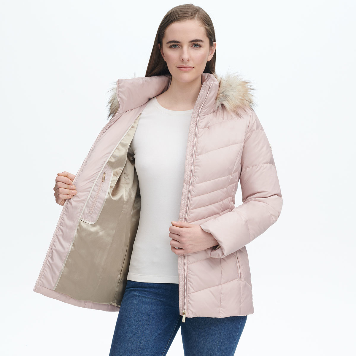 Andrew Marc, chamarra, rosa, extra grande | Costco México