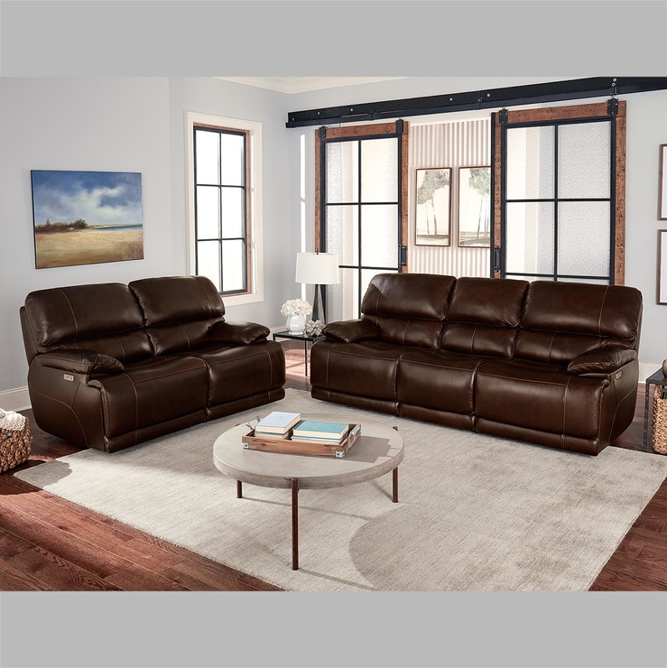 Simon Li, Atlantic, Sofá Reclinable Eléctrico de Dos Plazas en Piel ...