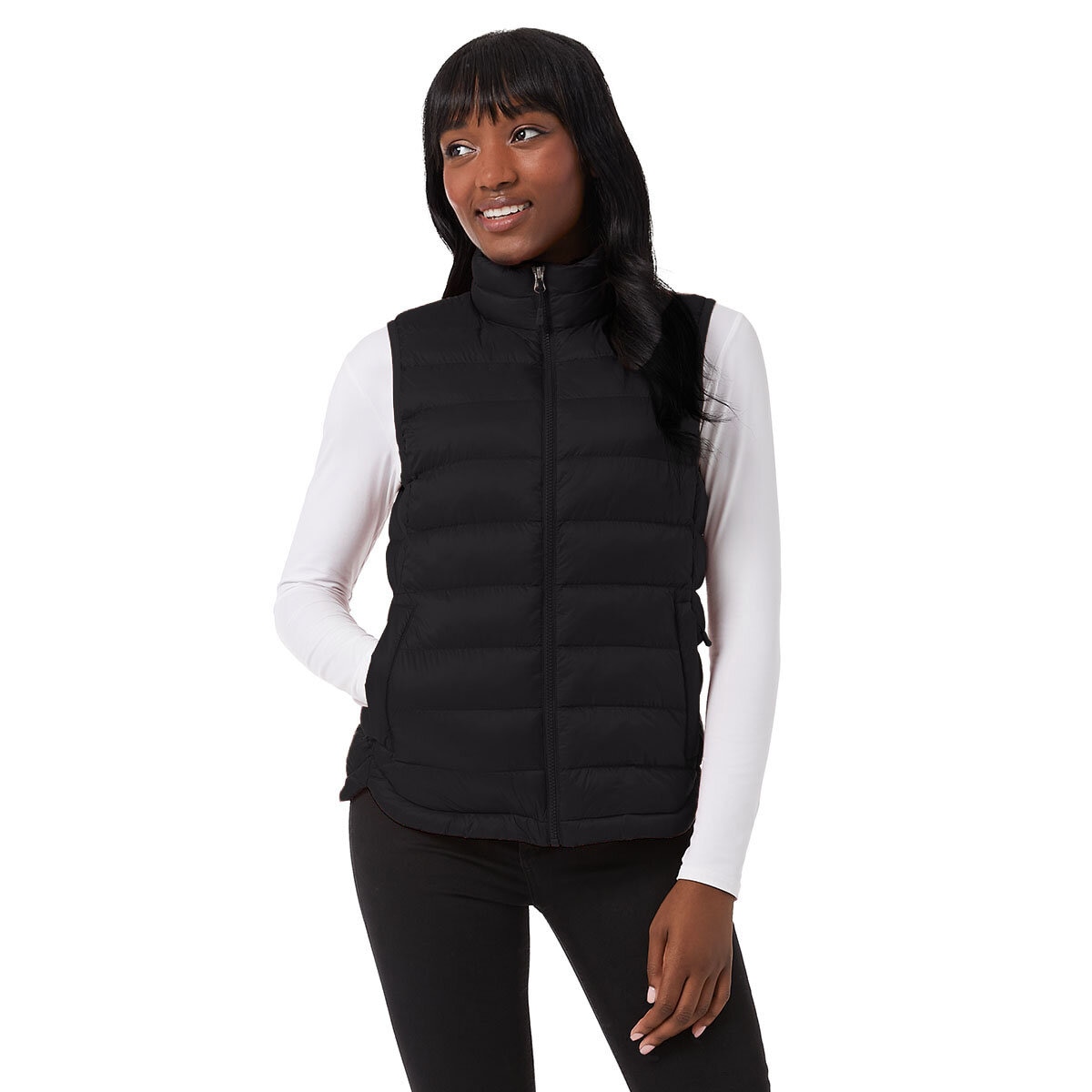 32 Degrees Heat Chaleco para Dama Negro | Costco México