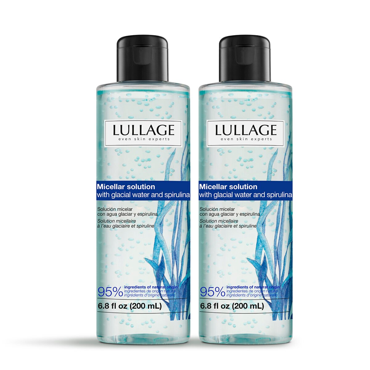 Lullage Solución Micelar con Agua Glaciar y Espirulina 20...