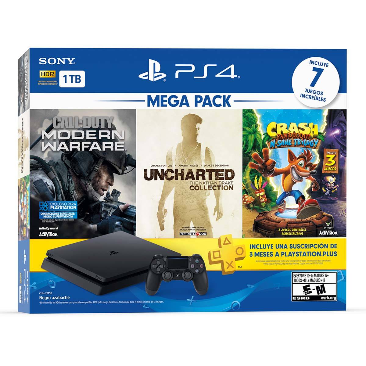 Playstation 4 Slim 1TB Mega Pack 7 | Costco México