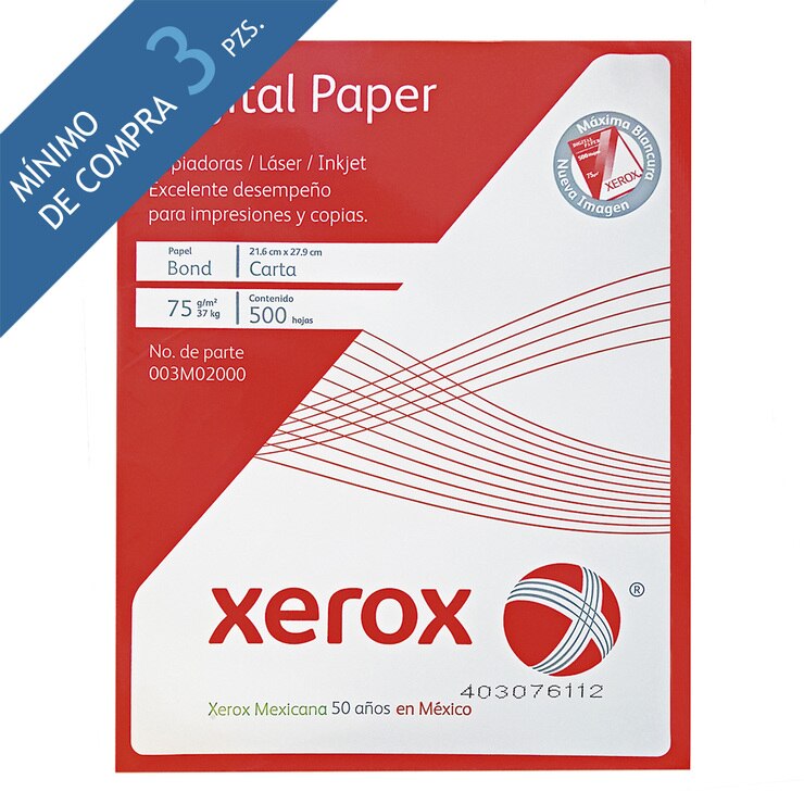 Xerox papel tamaño carta resma 500 hojas | Costco México
