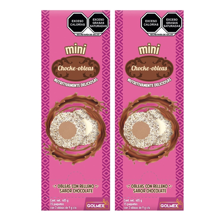 Obleas con Chocolate y Granos de Amaranto Chocke-Obleas 2 de 15 piezas ...