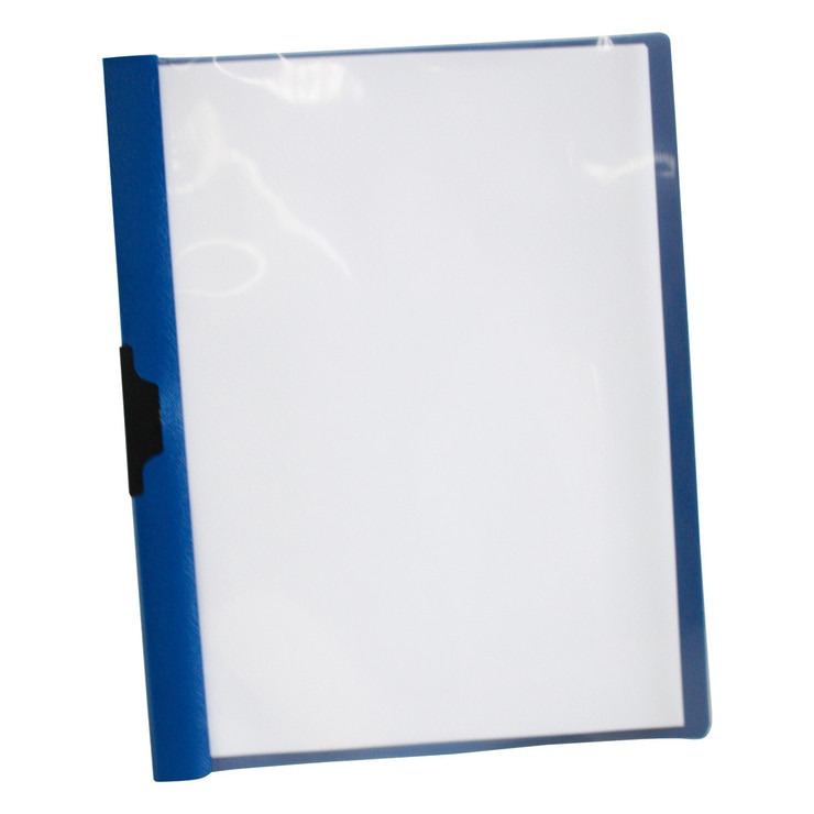 Oxford Folder para Reporte con Sujetador Deslizable, Carta, Azul ...