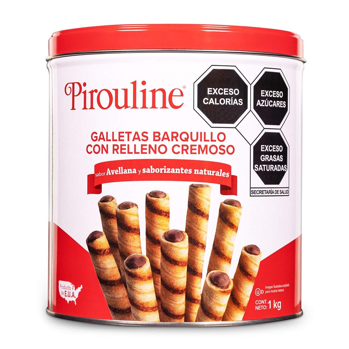 Pirouline Galletas Barquillo Con Relleno Cremoso 1 kg | C...