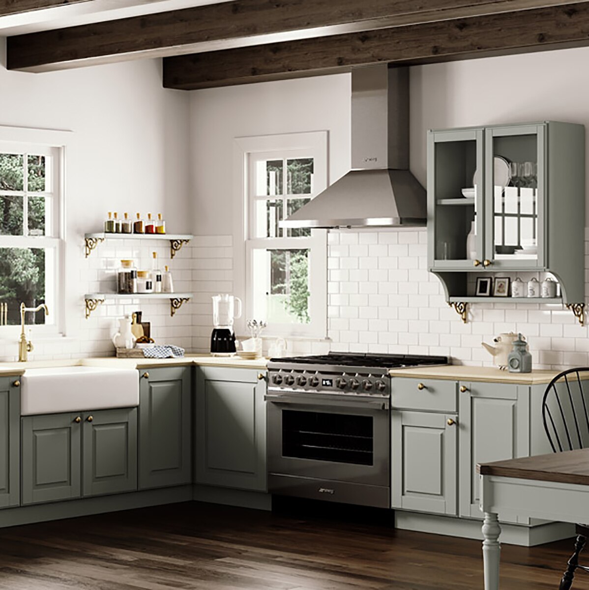 Smeg, estufa dual 6 quemadores 90cm | Costco Mexico