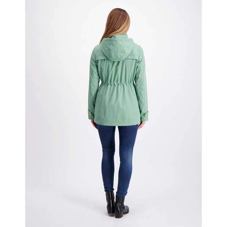 Weatherproof, Chamarra con Gorro Tipo Anorak para Dama, Verde - Espuma ...
