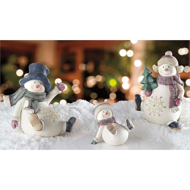 Familia de 3 muñecos de nieve | Costco Mexico